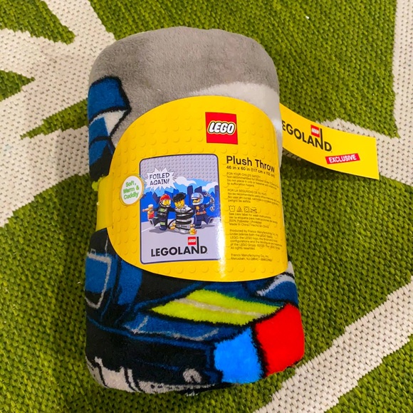 Lego | Other | Nwt Legoland Exclusive Plush Throw | Poshmark